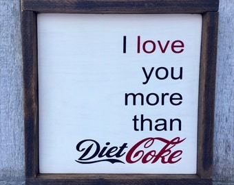Diet coke sign | Etsy