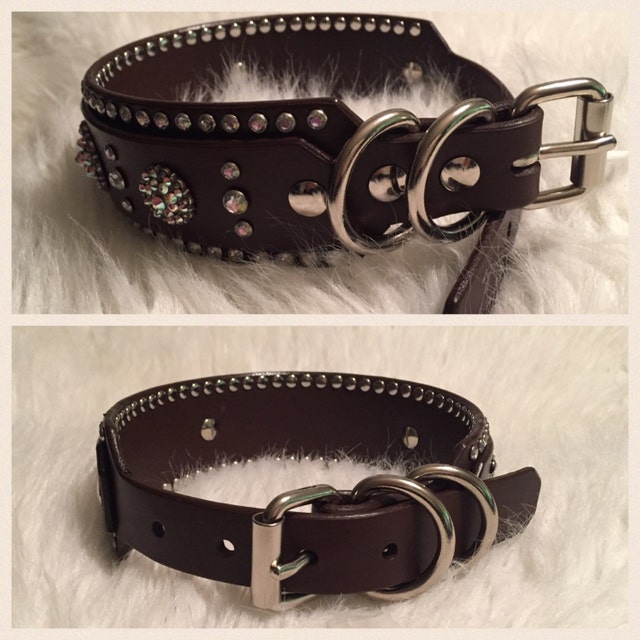 Beautiful collars for Strong dogs by TheStripedPony on Etsy