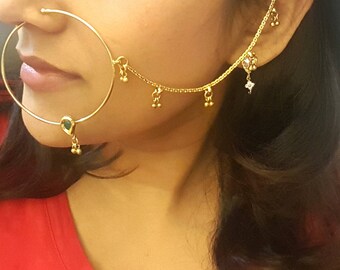 Indian nose chain | Etsy