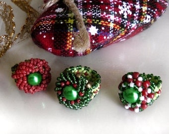 Christmas ring | Etsy