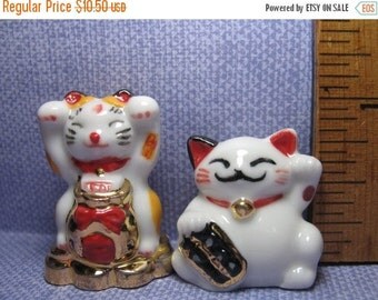 Chinese cat figurine | Etsy