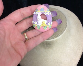Easter egg brooch | Etsy