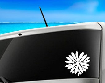 Flower car decal | Etsy