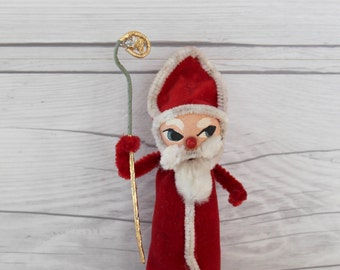 Pipe cleaner santa | Etsy