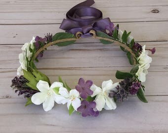 Lavender crown | Etsy