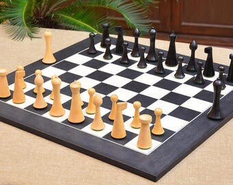 Minimalist chess set | Etsy