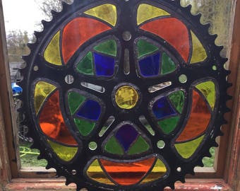 Stained glass bike | Etsy