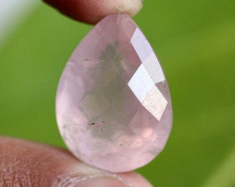 Pear pink stone ring | Etsy