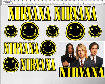 Nirvana sticker | Etsy