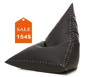 Items similar to vintage coffee bean bag chairs on Etsy