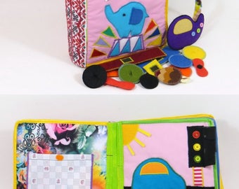 Cloth activity book | Etsy