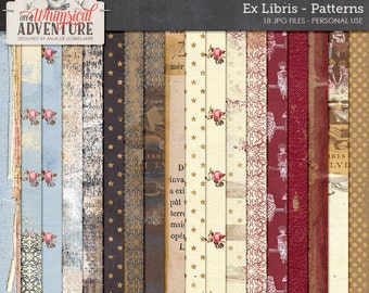 Vintage book paper | Etsy