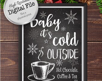 Hot coffee sign | Etsy