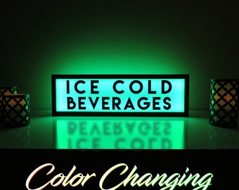 Cold drinks sign | Etsy