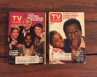 Vintage tv guide | Etsy