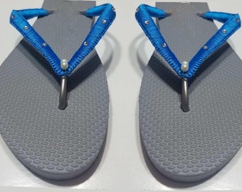 Macrame flip flops | Etsy