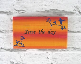 Carpe diem sign | Etsy