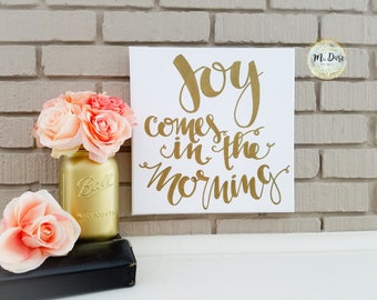 Joy comes | Etsy