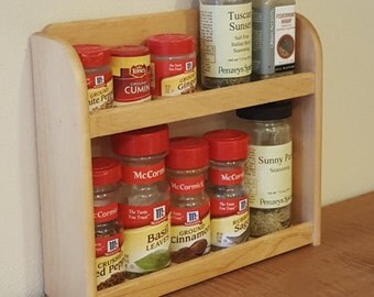 Hanging spice rack | Etsy