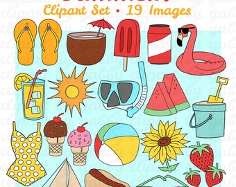 Flip flops clipart | Etsy