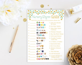 Nursery rhyme emoji | Etsy