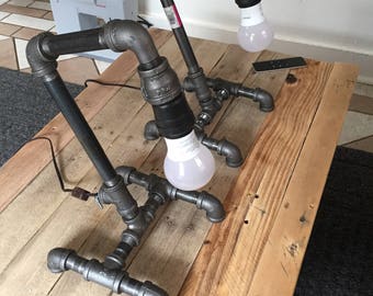 Steel pipe light | Etsy