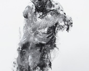 contemporary original figure paintings and by derekoverfieldart