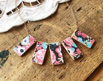 Paper necklace | Etsy