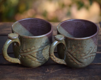 Unique stoneware mug related items | Etsy