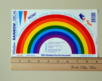 Colorful car decal | Etsy