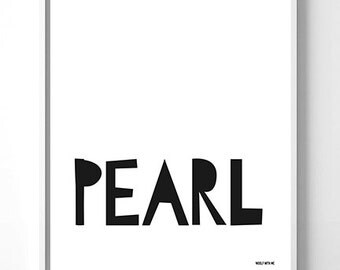 Black pearl decal | Etsy