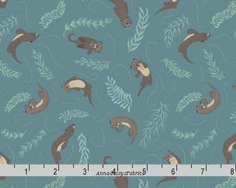 Otter fabric | Etsy