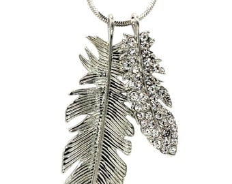 Crystal feather | Etsy