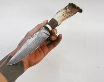 Deer antler knife | Etsy