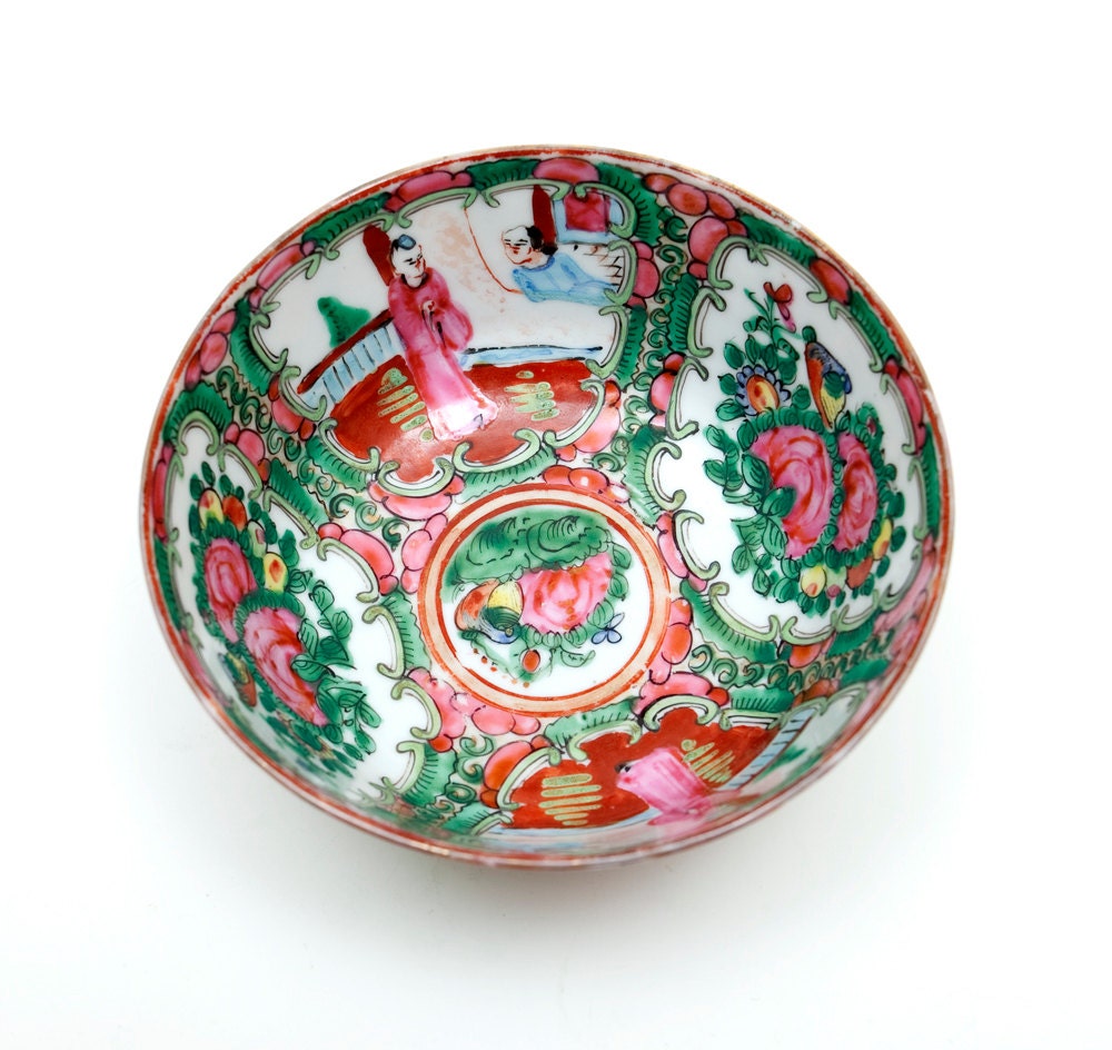 19th Century Antique Chinese Export Porcelain Intricate