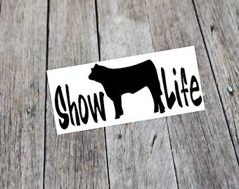 Show pig decal | Etsy