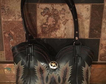 Cowboy boot purse | Etsy