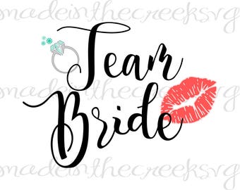 Team bride svg | Etsy