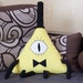 Bill Cipher from Gravity Falls higher top-hat by plushtoysdunpil