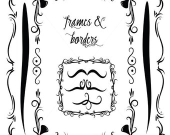 Fancy digital frames | Etsy