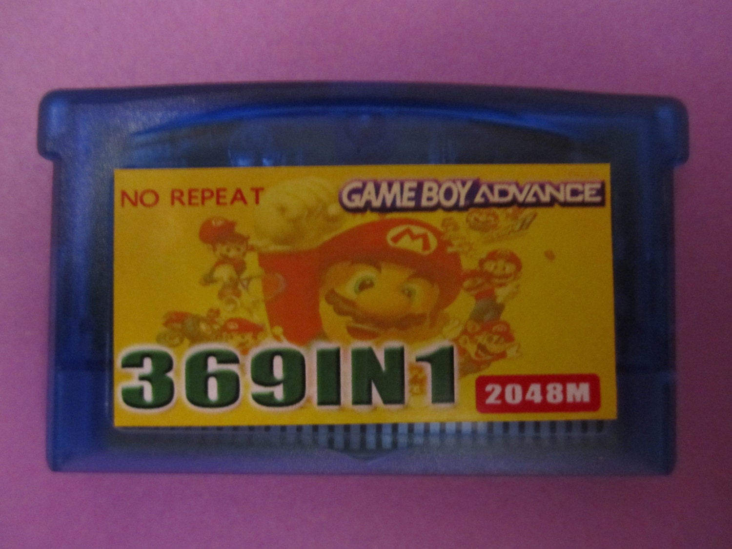 369 in 1 Game Boy Advance GBA Multi Cart Tons of Classic Retro