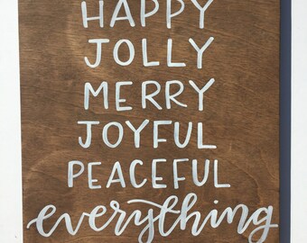 Merry everything | Etsy