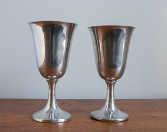 Pewter goblet | Etsy