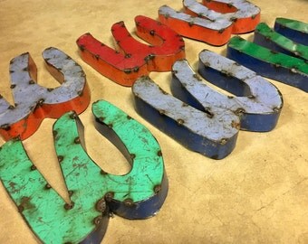 Metal letters | Etsy