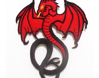 Dragon iron on | Etsy