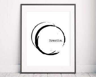 Breathe poster | Etsy