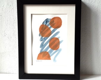 Abstract lino cut | Etsy