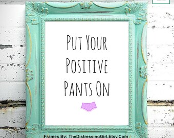 Positive pants | Etsy