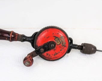 Vintage hand drill | Etsy