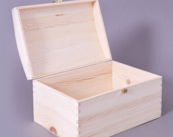 Unfinished wood box | Etsy